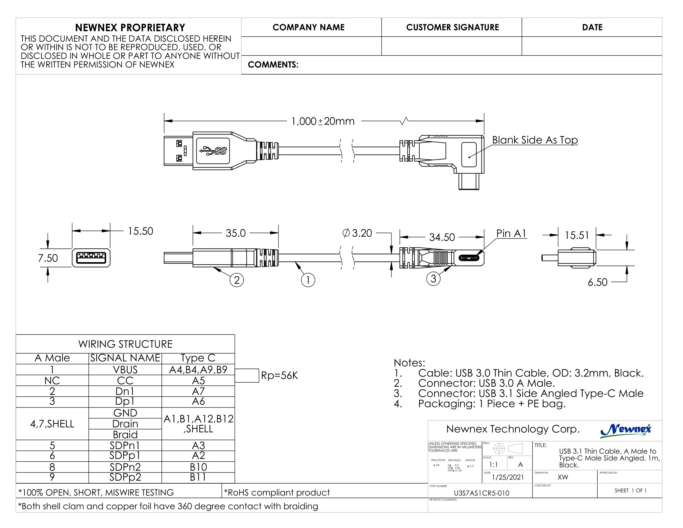 USB C to USB Legacy Connector Cable – A to C, B to C, Micro USB to C