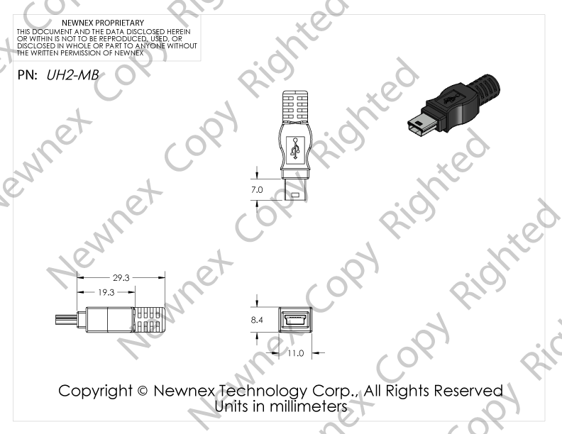 High-Speed Mini USB Cables, Explore Newnex USB 2.0 Cable Series