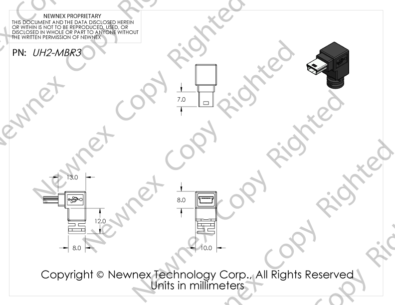 High-Speed Mini USB Cables, Explore Newnex USB 2.0 Cable Series