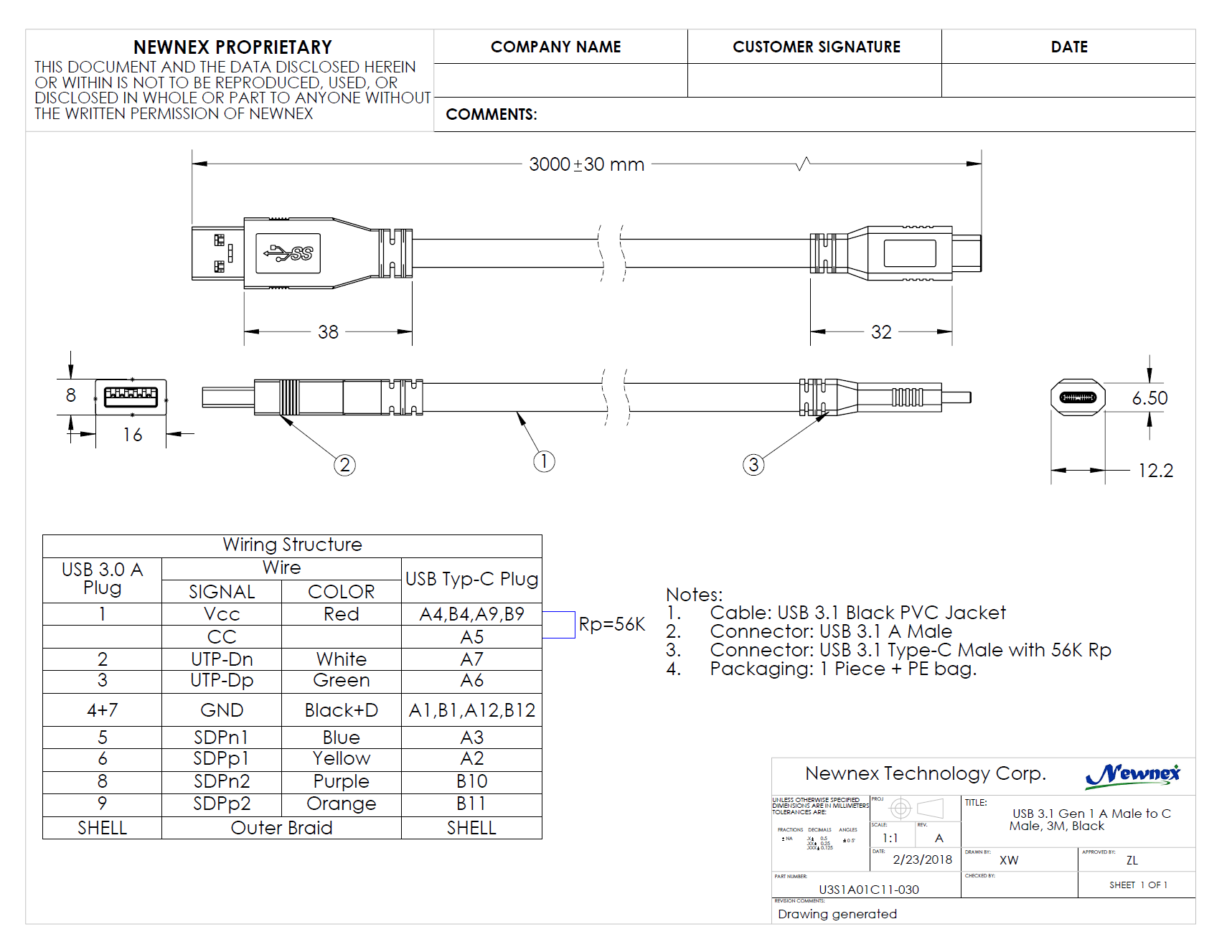 USB C to USB Legacy Connector Cable – A to C, B to C, Micro USB to C