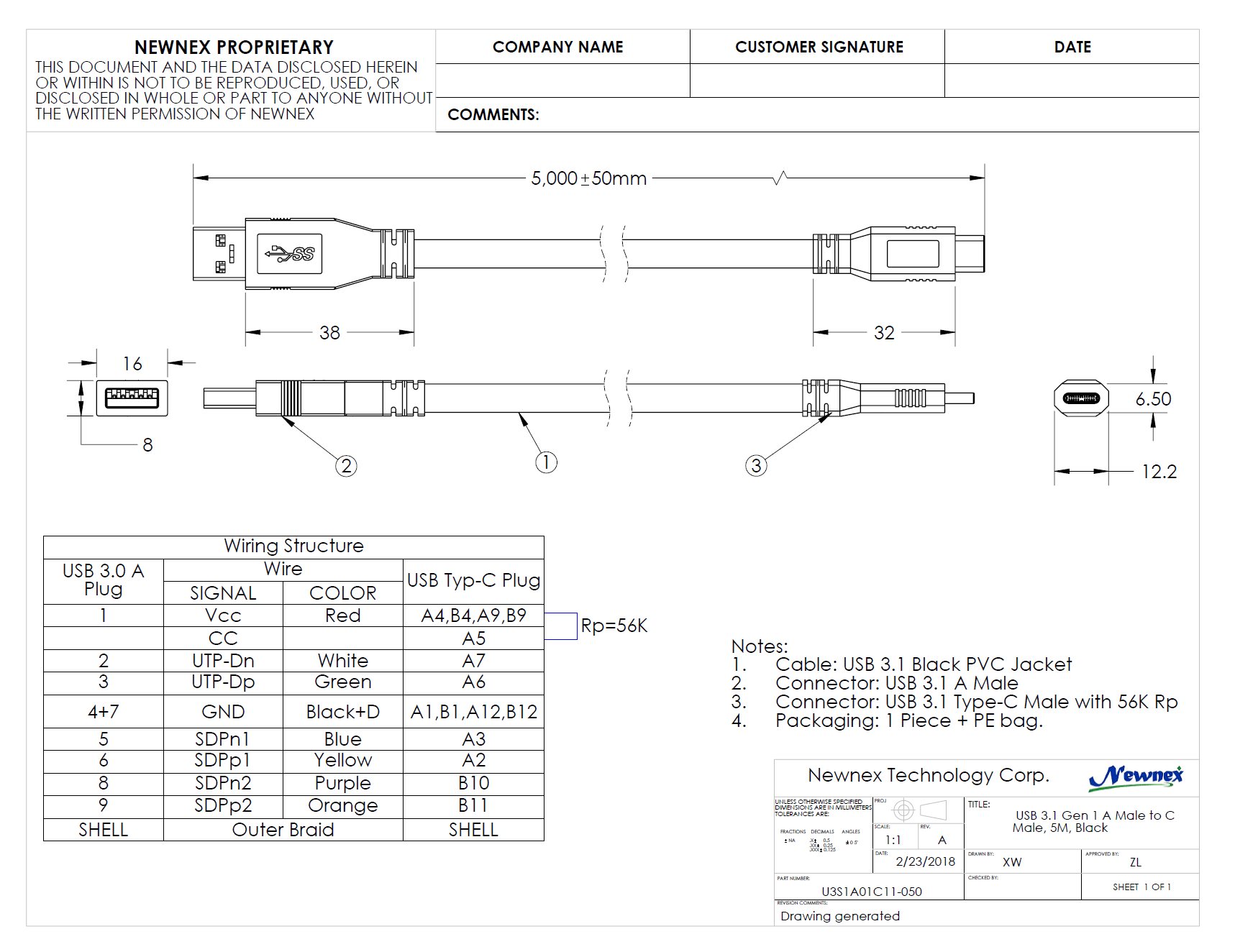USB C to USB Legacy Connector Cable – A to C, B to C, Micro USB to C