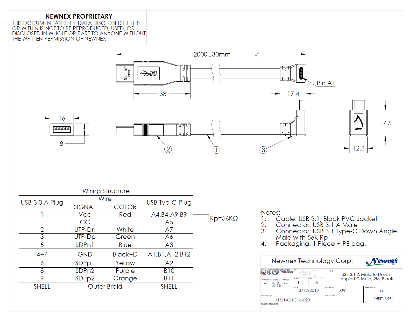 USB C to USB Legacy Connector Cable – A to C, B to C, Micro USB to C