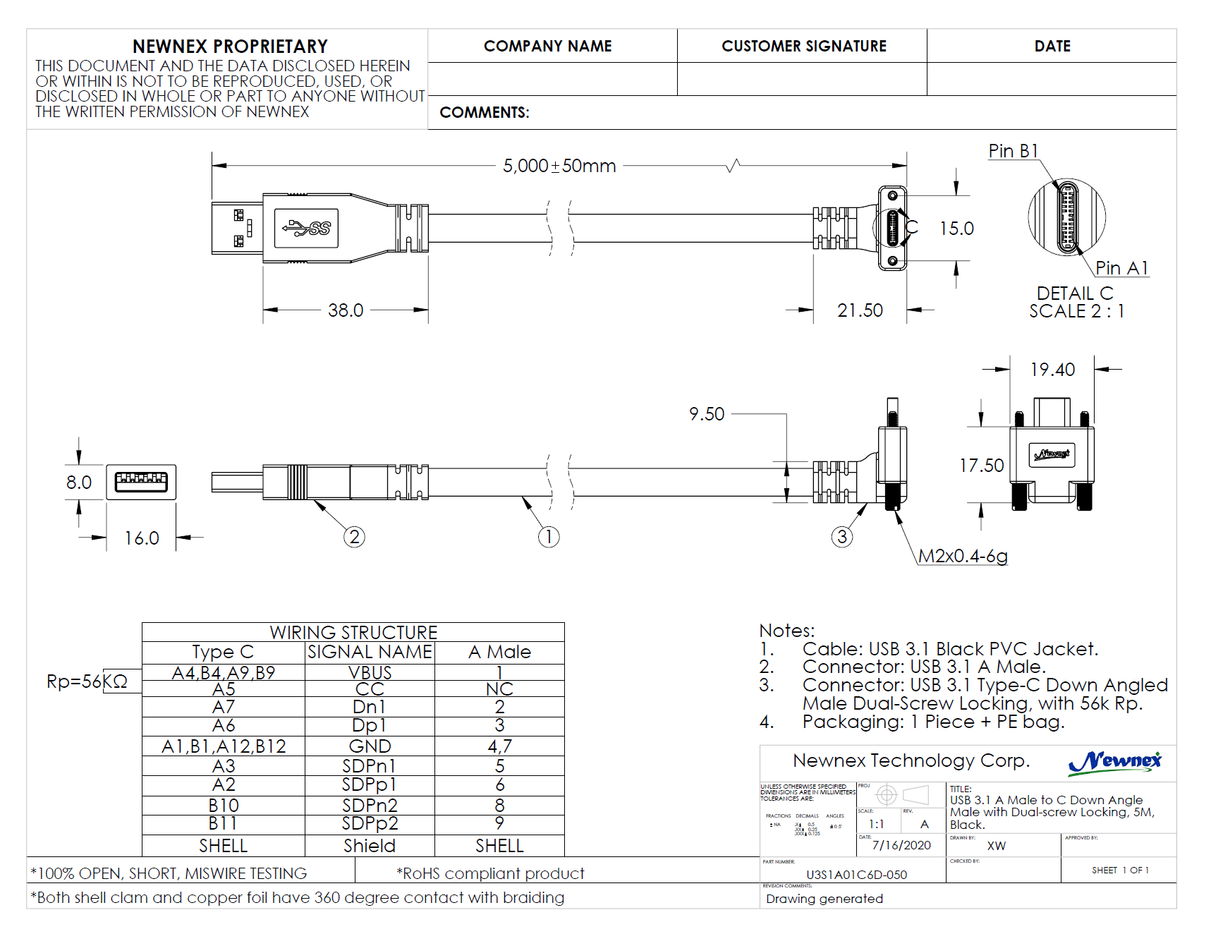 USB C to USB Legacy Connector Cable – A to C, B to C, Micro USB to C