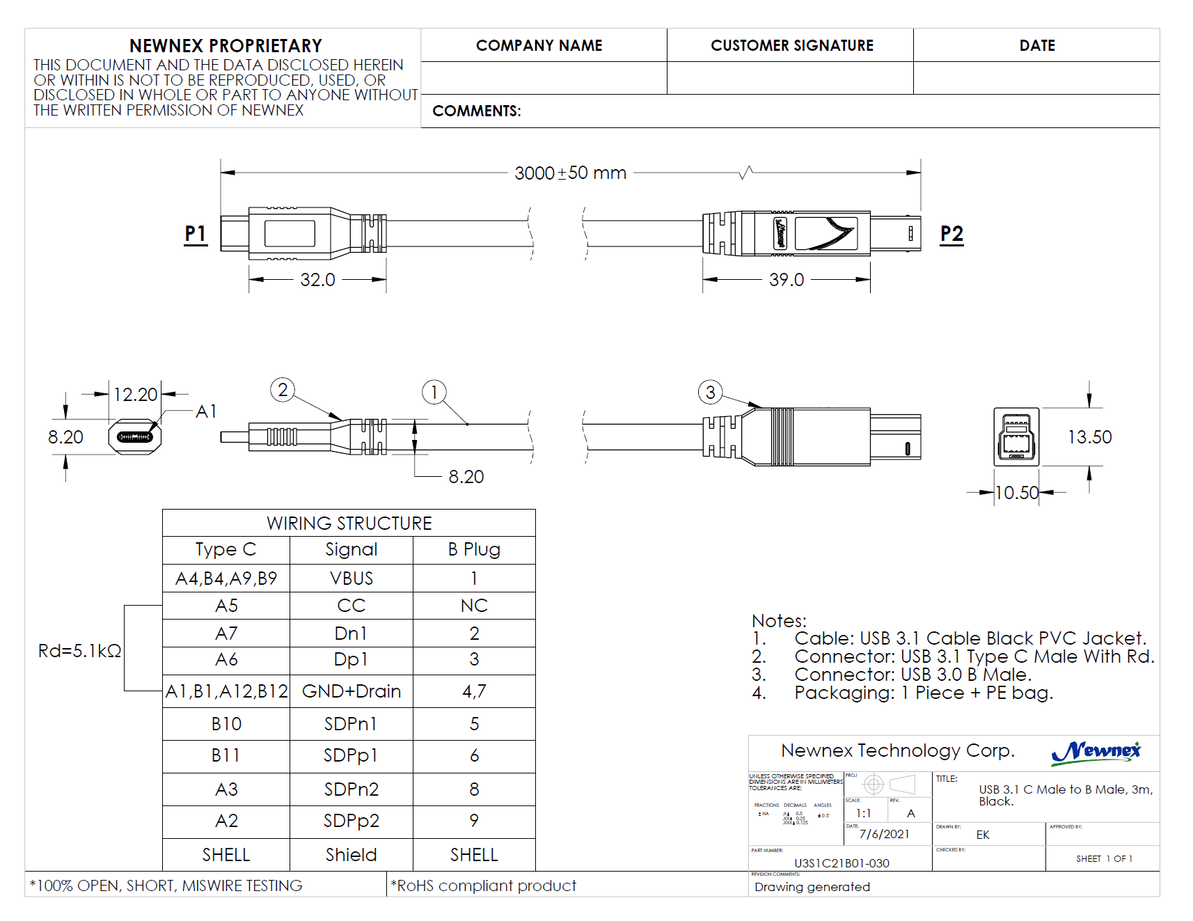 USB C to USB Legacy Connector Cable – A to C, B to C, Micro USB to C
